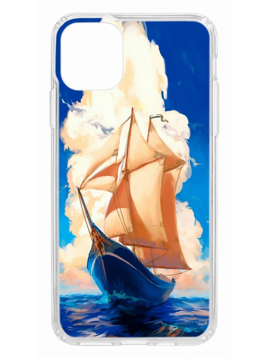 Чехол на Apple iPhone 11 Pro Max Kruche Print Парусник