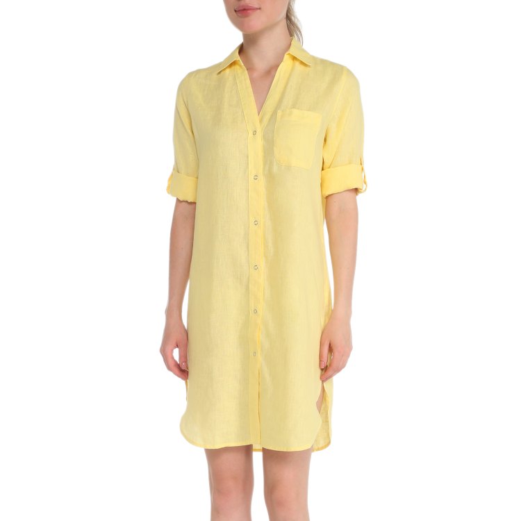 Платье женское Maison David MLY2118 желтое M