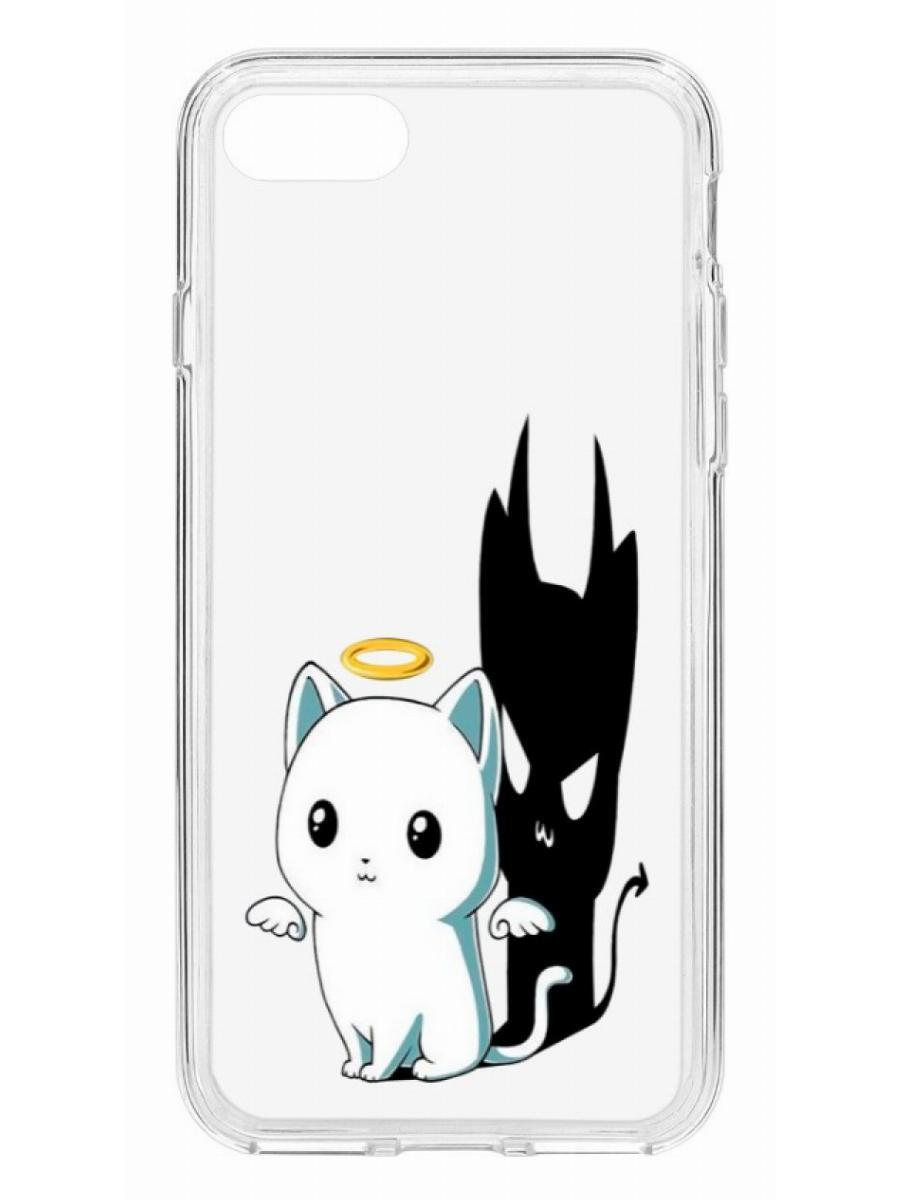 Чехол на iPhone 7/8/SE (2020) Kruche Print Angel Demon