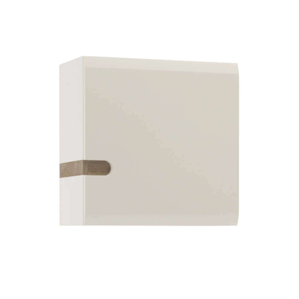 Шкаф навесной Линате (Linate) 1D / TYP 65 белый/сонома трюфель