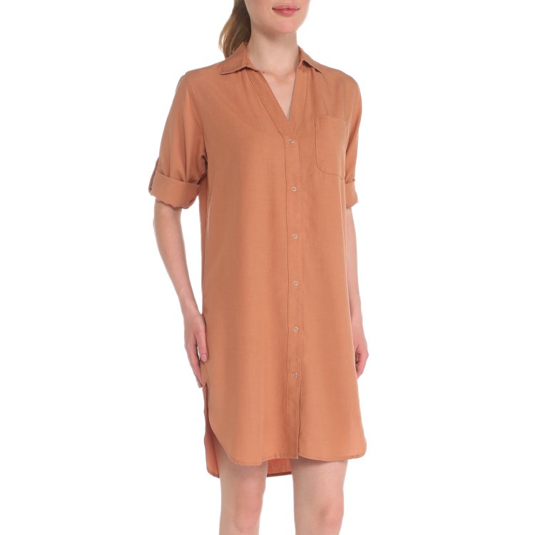 Платье женское Maison David MLY2118-1 оранжевое M