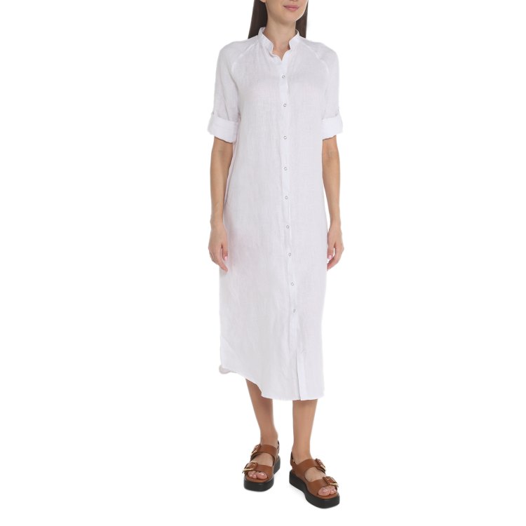 Платье женское Maison David MLY2117 белое 2XS