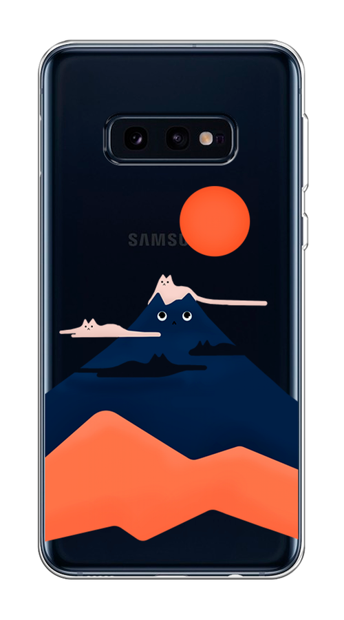 Чехол на Samsung Galaxy S10E "Кот-гора"