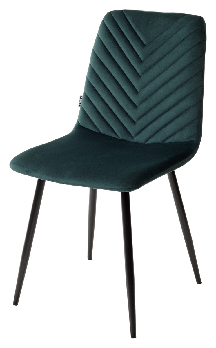 Комплект стульев M-City DUKE BLUVEL-78, цвет зеленый, 4 шт.