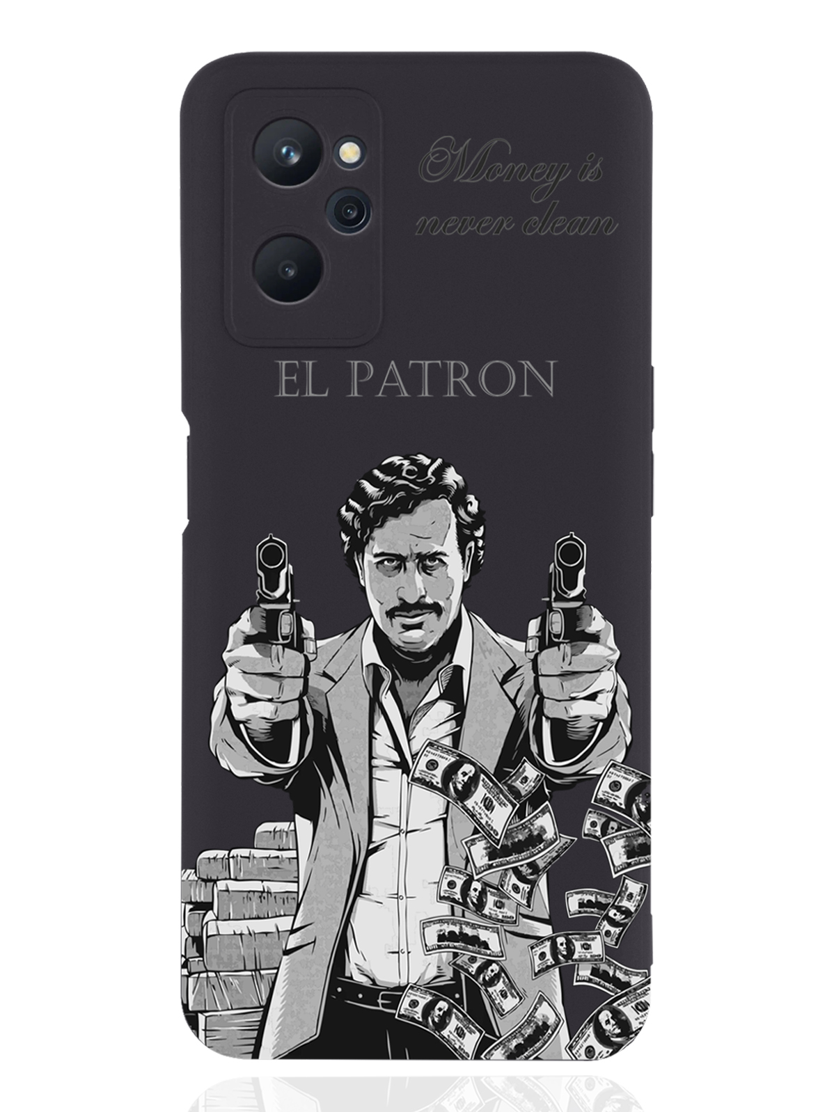 Чехол MustHaveCase для realme 9i El Patron Pablo Escobar/ Пабло Эскобар черный