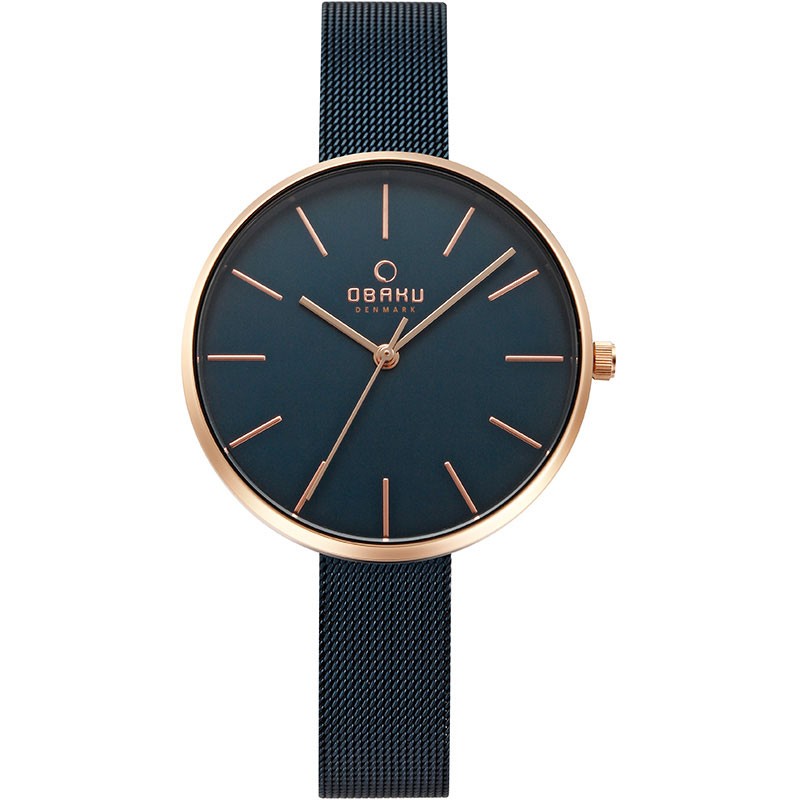 Наручные часы женские Obaku V211LXVLML синие