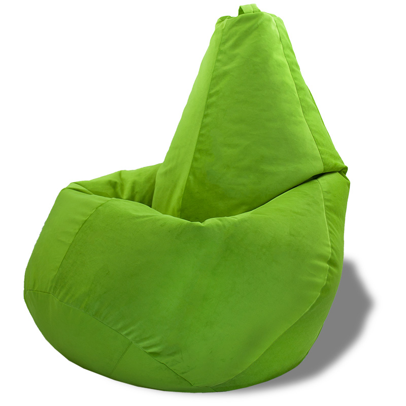 Кресло-мешок Puffmebel груша XXXL зеленый