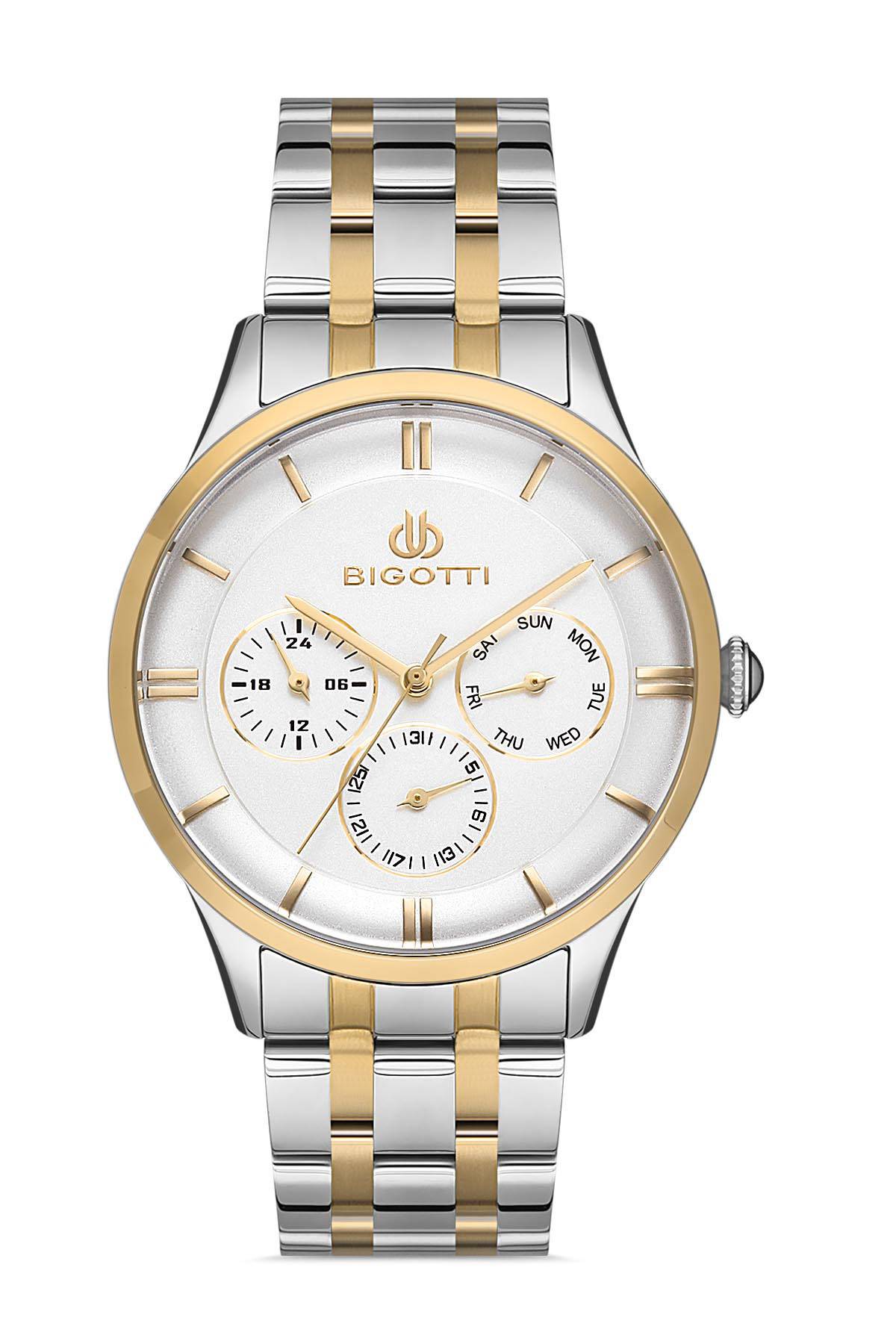 Наручные часы мужские Bigotti BG.1.10234-5 серебристые/золотистые