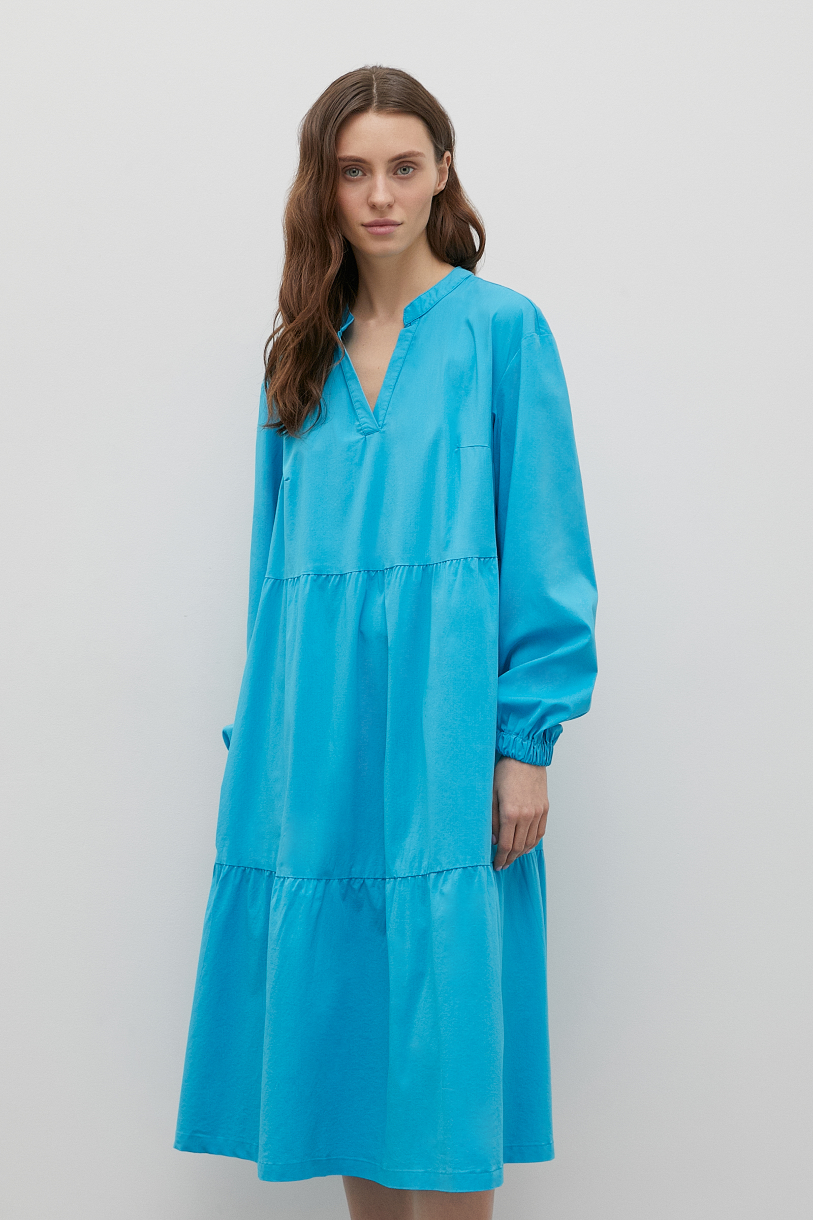 Платье женское Finn Flare FSC110216 голубое XL