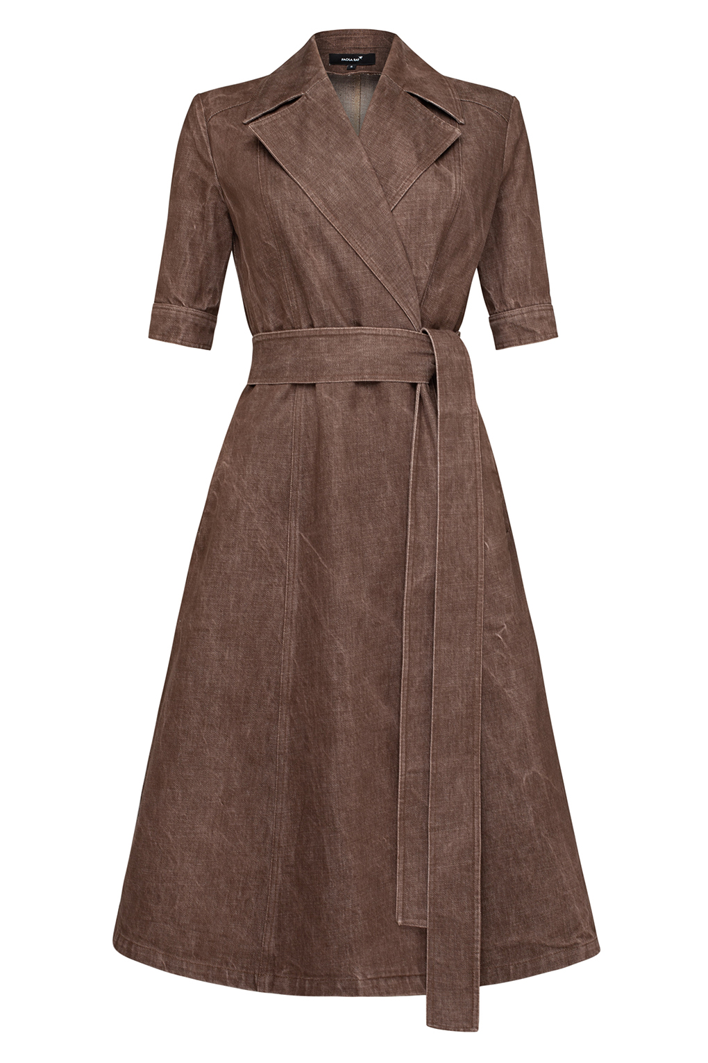 Платье женское PAOLA RAY PR120-3082 коричневое M
