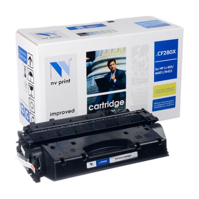 Картридж для лазерного принтера NV Print CF280X, черный
