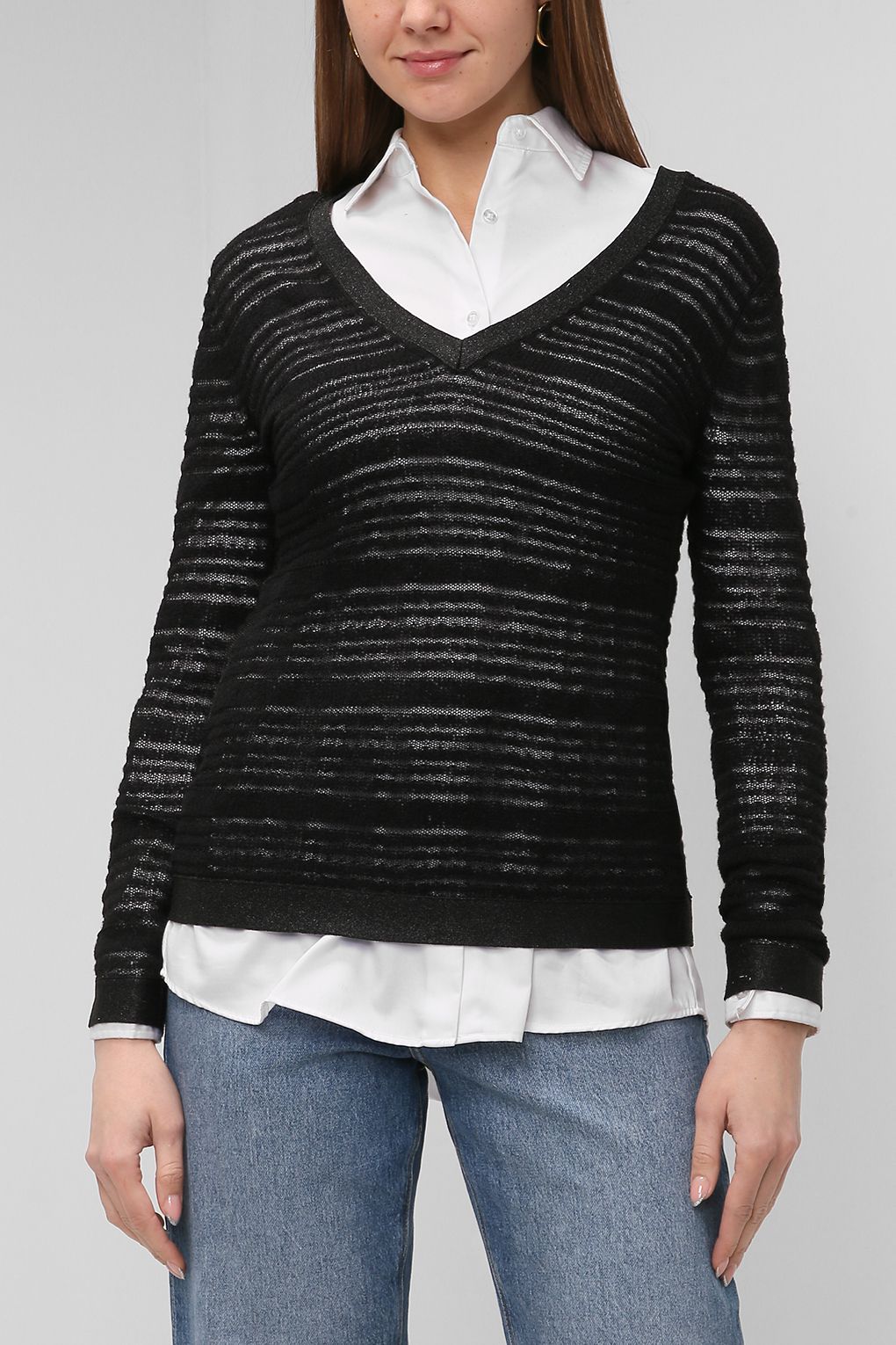 Пуловер женский PAOLA RAY PR121-11009 черный L