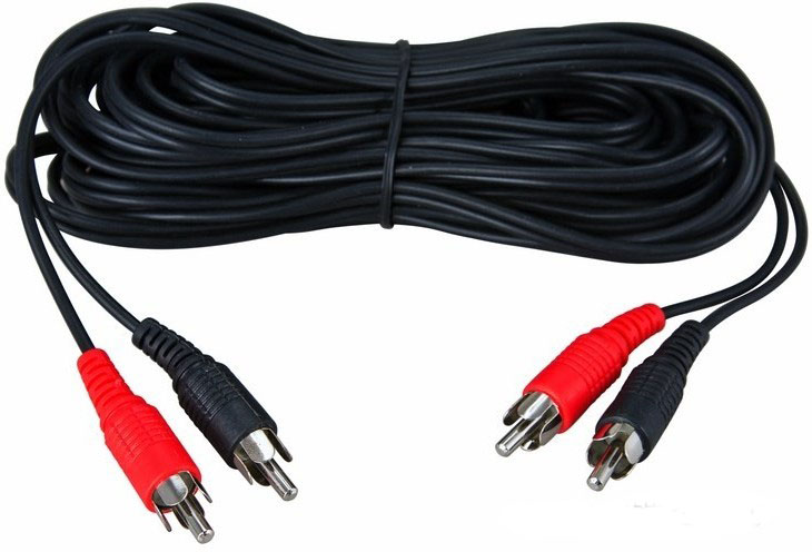 Кабель Rexant 2 штекера RCA - 2 штекера RCA, 5 м