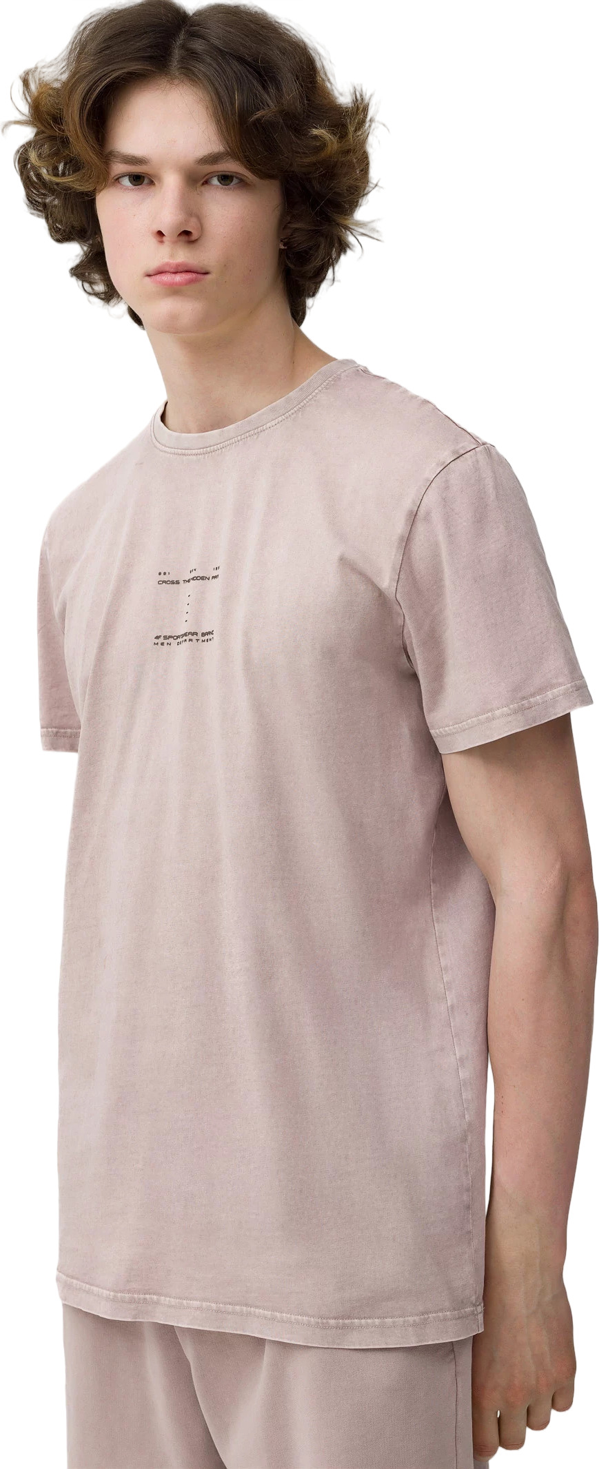 Футболка мужская TSHIRT M296 4F бежевая M