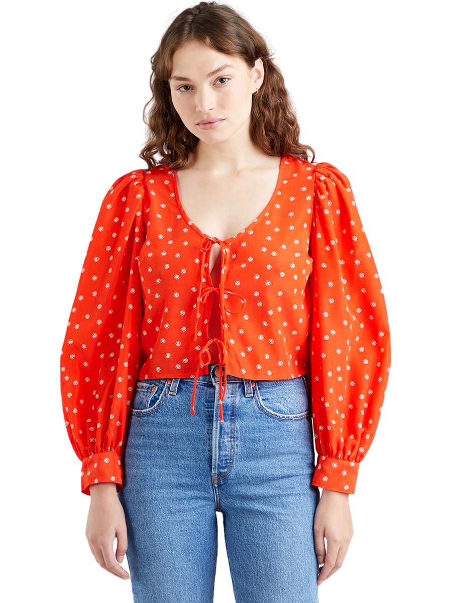 Блуза женская Levis A1875-0001 оранжевая XL