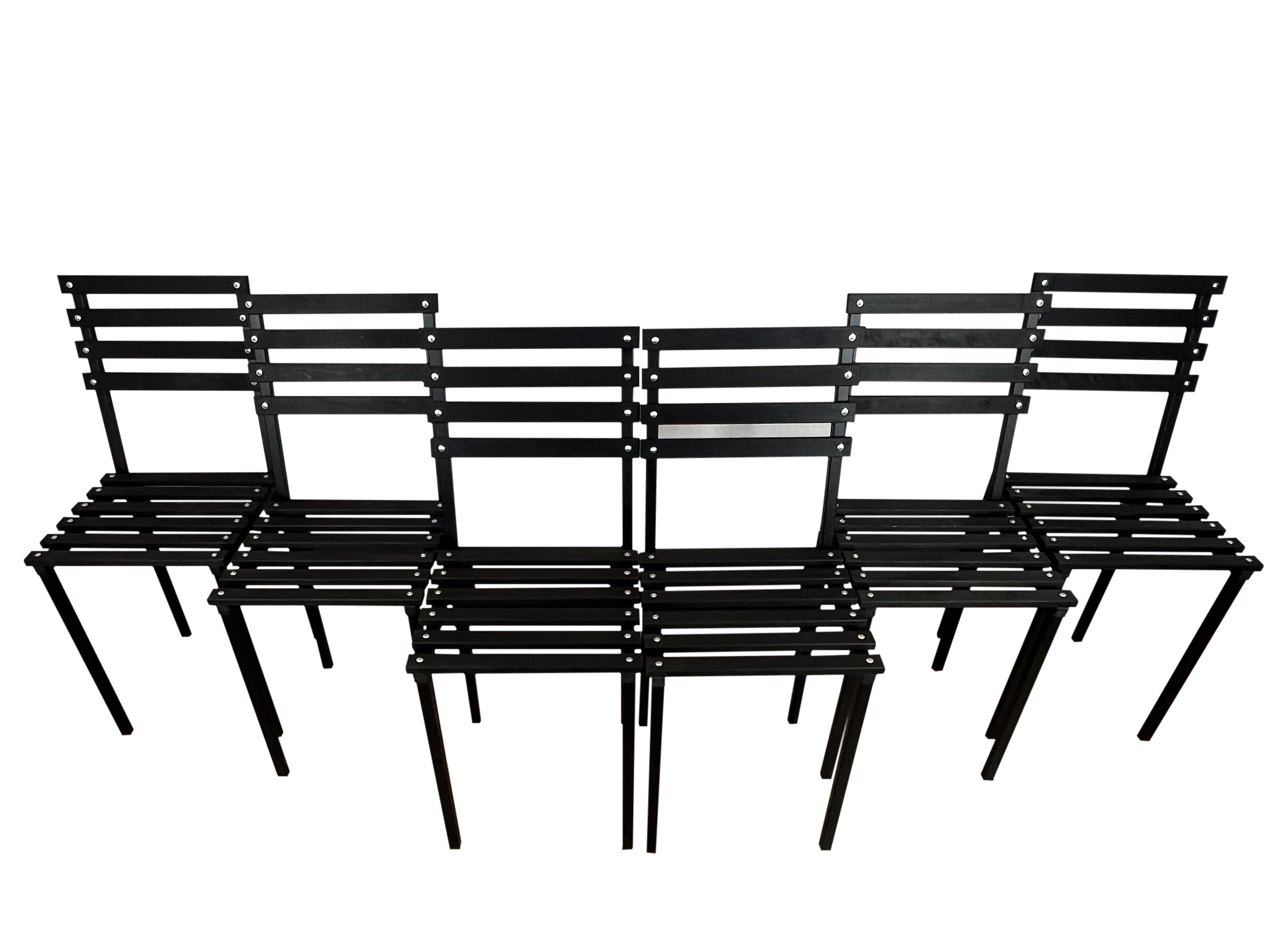 Комплект стульев 6 шт. Solarius 500-10002-6, черный