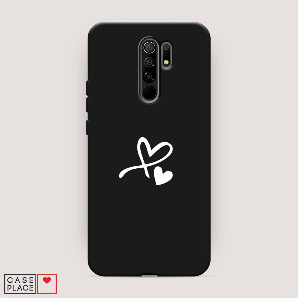 Чехол Awog на Xiaomi Redmi 9 "Сердечко минимализм"
