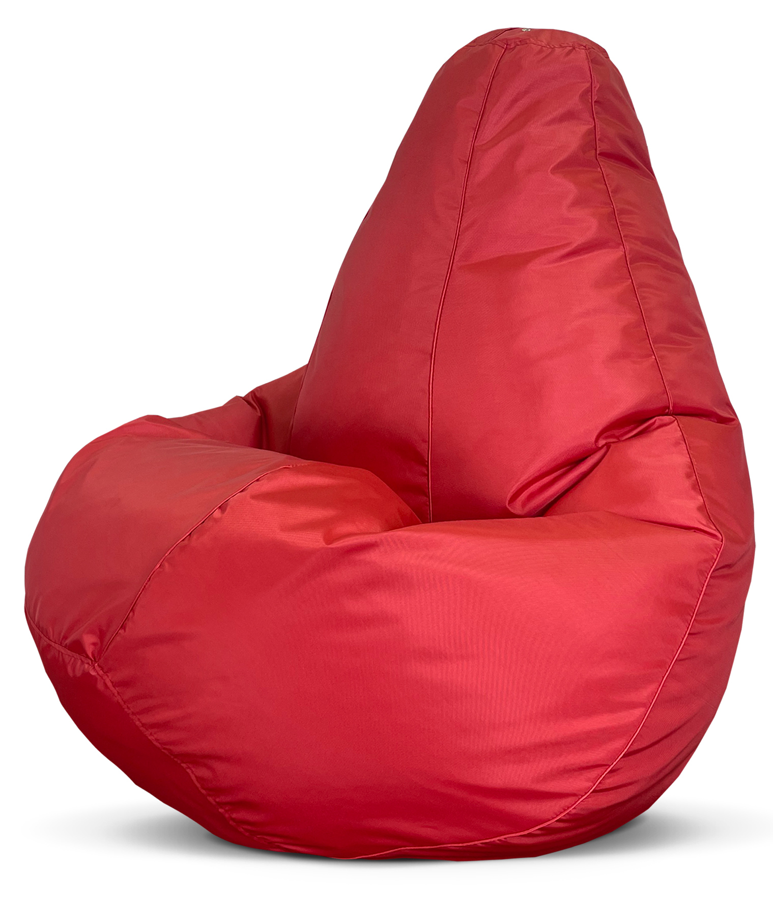 Кресло-мешок PUFLOVE пуфик груша, размер XXXXL, красный оксфорд
