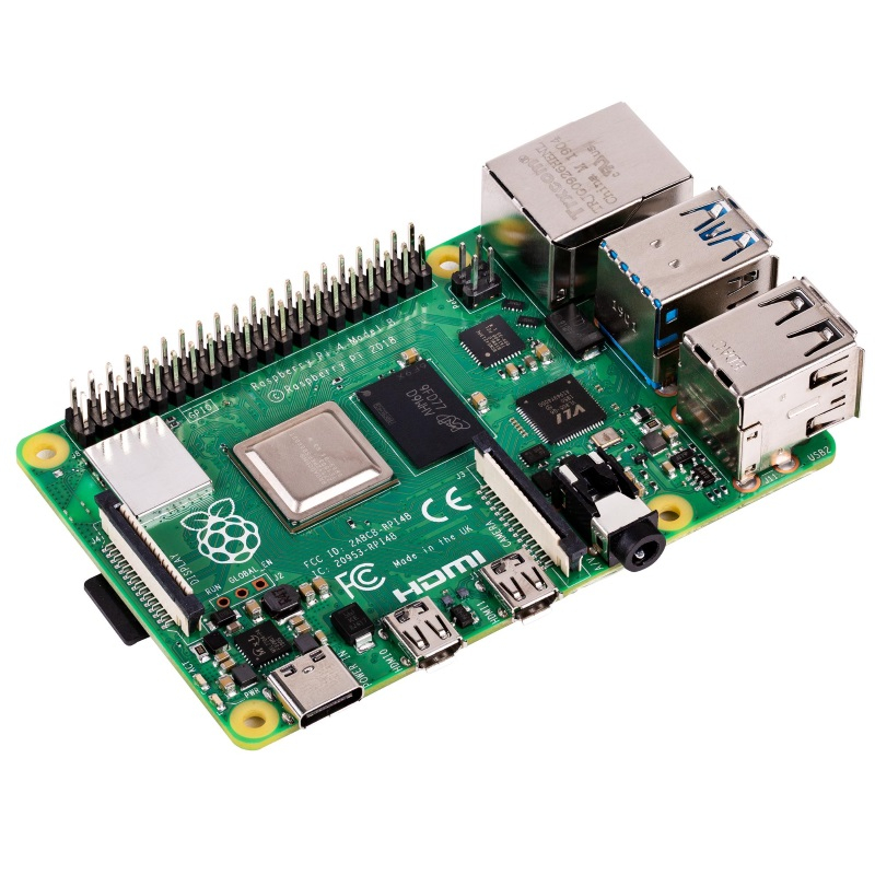 Одноплатный компьютер RASPBERRY PI зеленый (RA502)