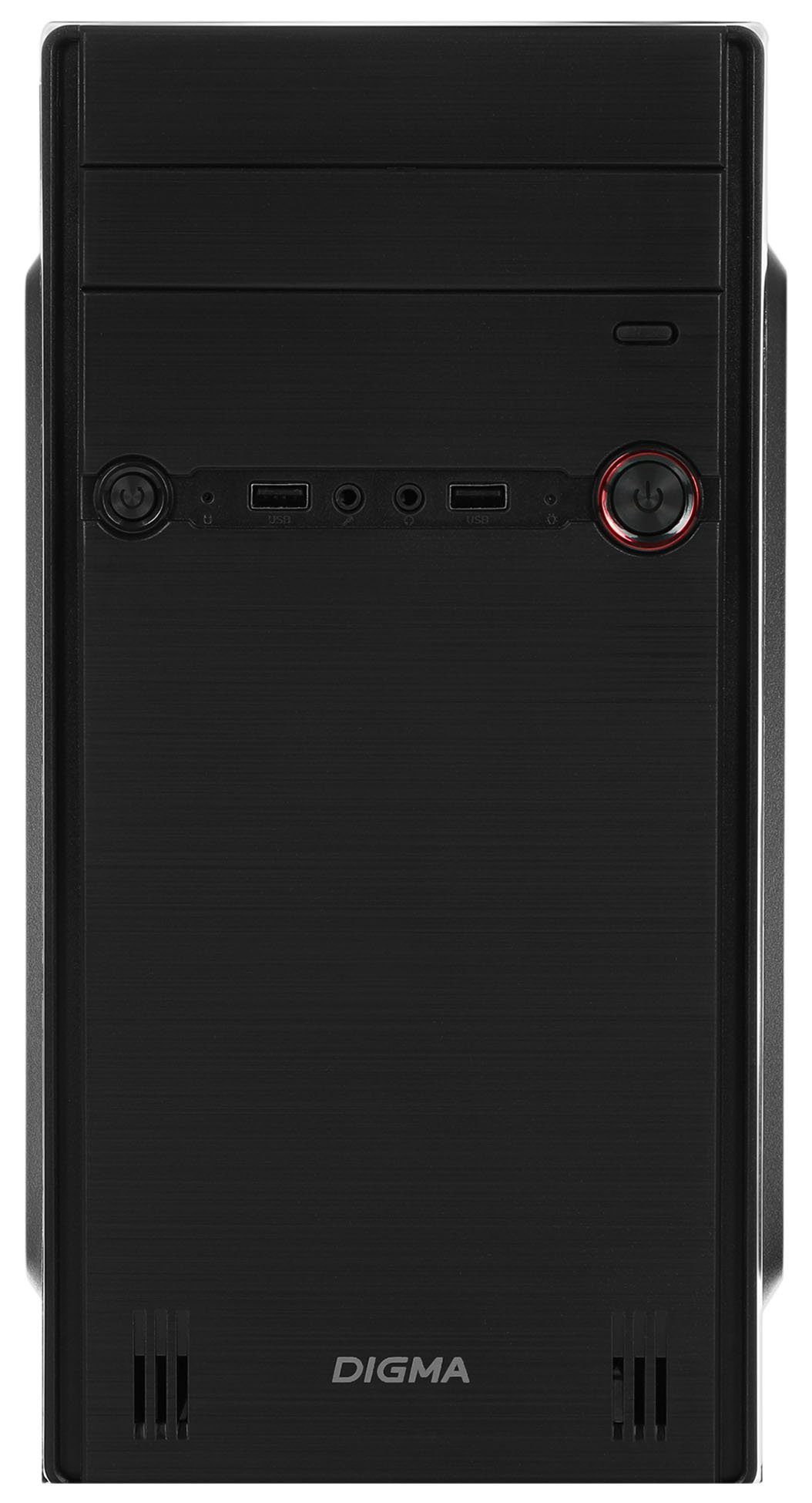 Корпус компьютерный DIGMA MATX102 (DC-MATX102-U2) Black