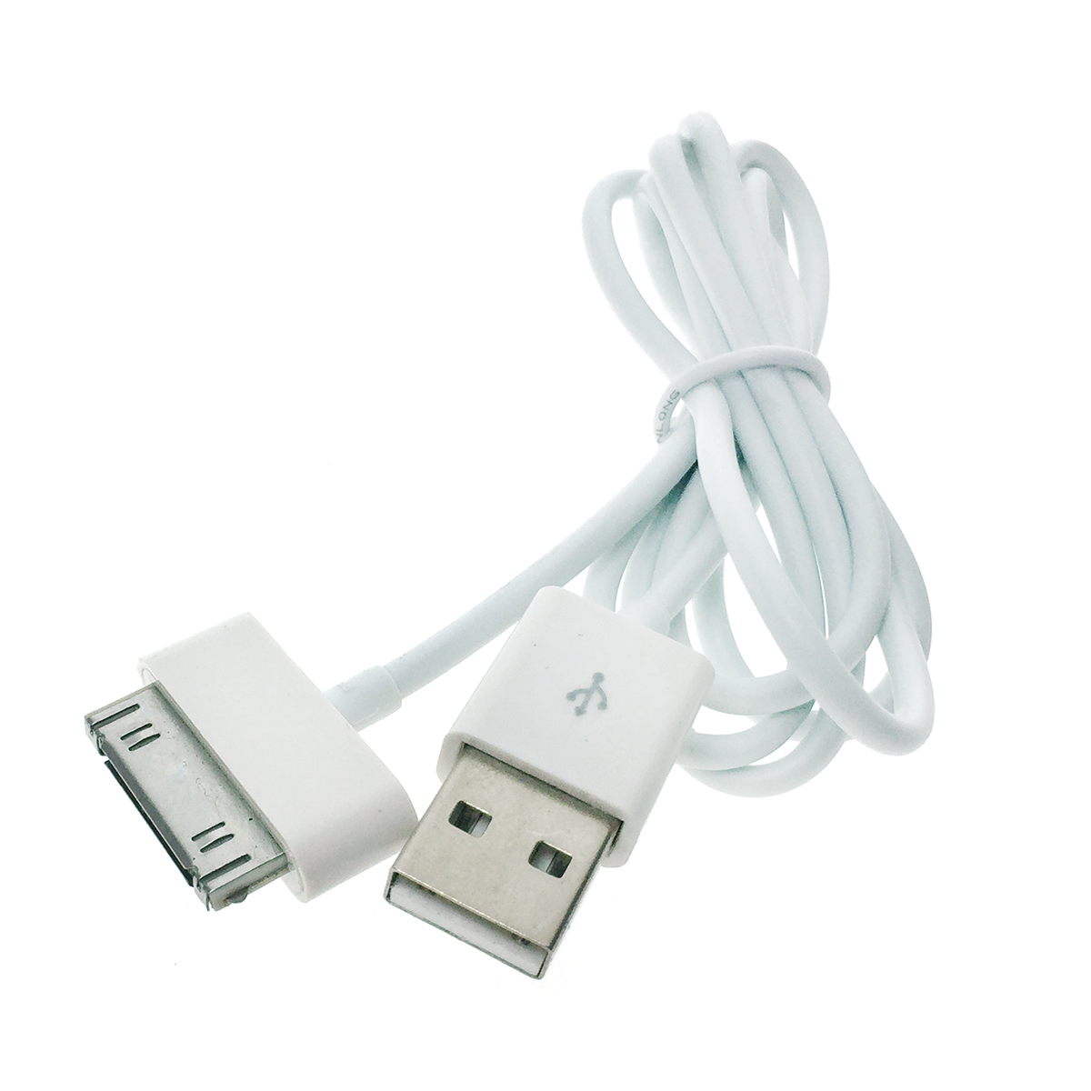 Кабель Apple 30 pin-USB NoBrand Eipdiphn/USB1m 1 м белый
