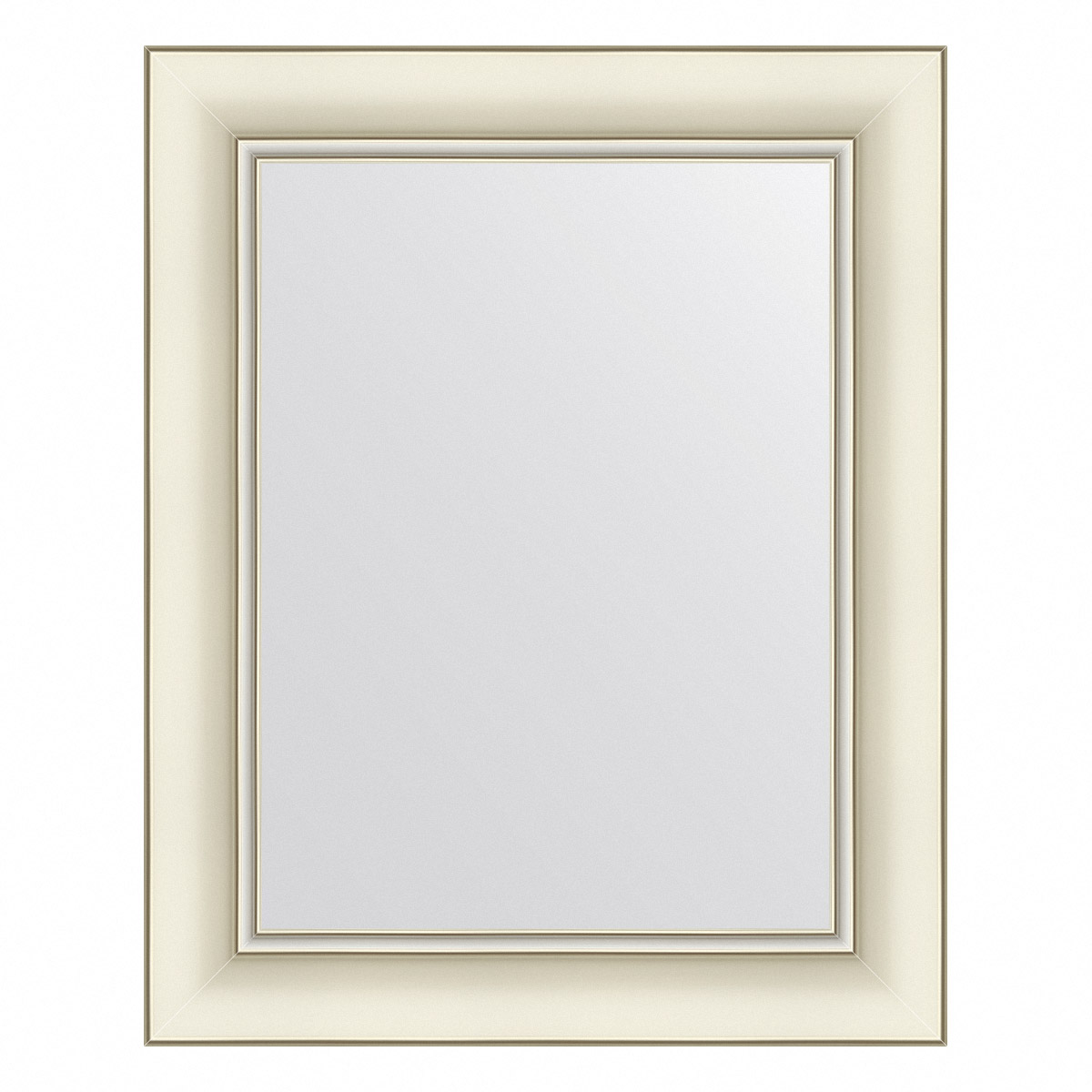 Зеркало в раме 41x51см Evoform BY 7625 белый с серебром