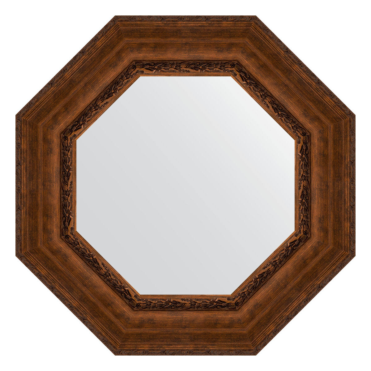 Зеркало в раме 67x67см Evoform BY 7392 состаренная бронза с орнаментом