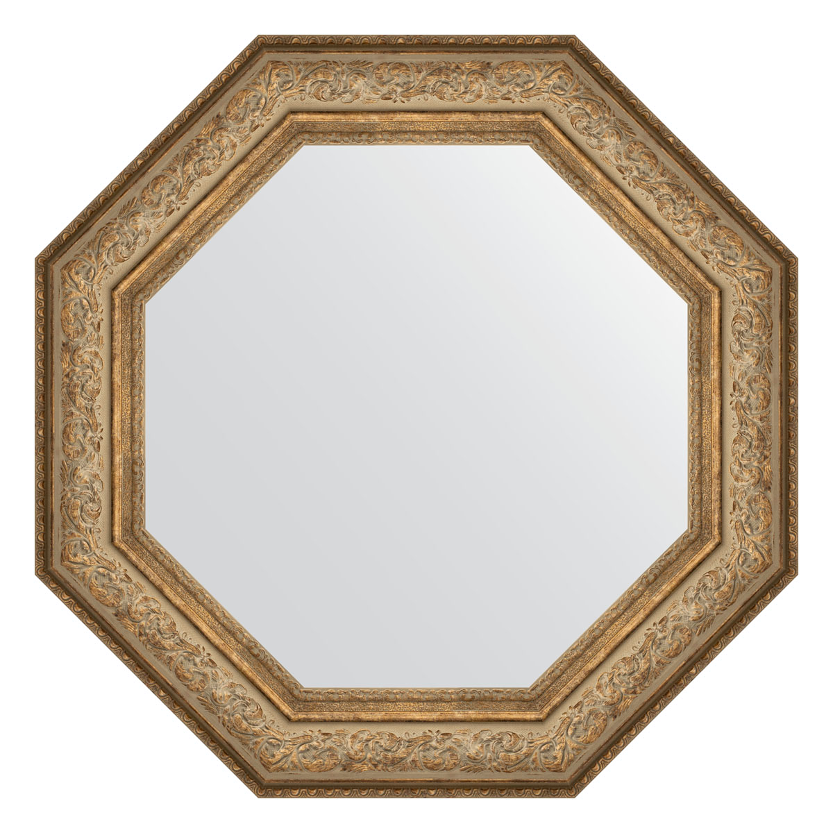 Зеркало в раме 75x75см Evoform BY 7385 виньетка античная бронза