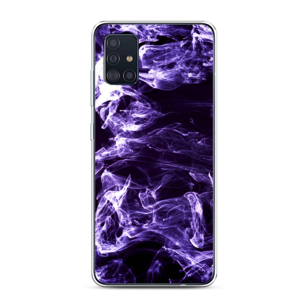 Чехол на Samsung Galaxy A51 "Фиолетовый дым"