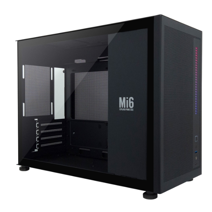 Корпус компьютерный 1stPlayer MIKU Mi6 (Mi6-BK) Black