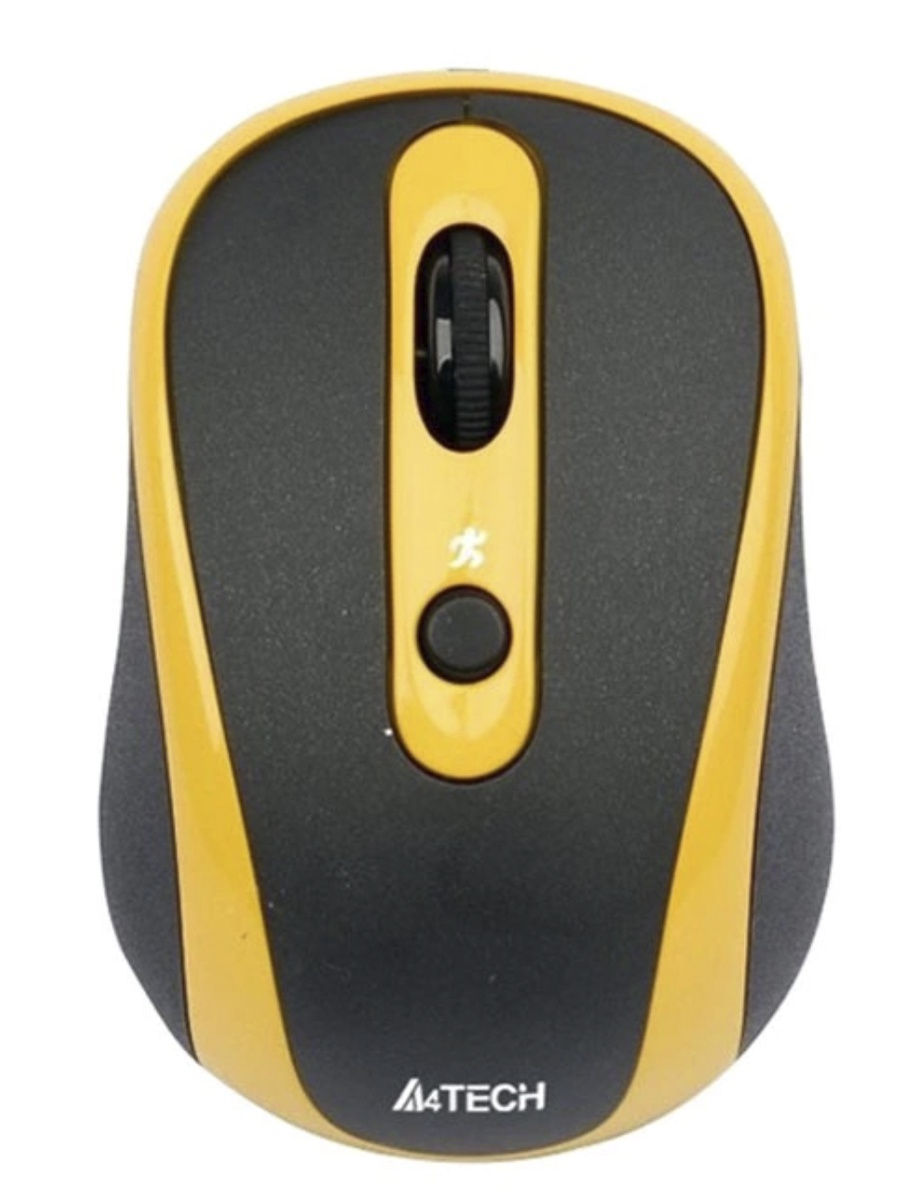 Беспроводная мышь A4Tech G9-250-3 Yellow/Black