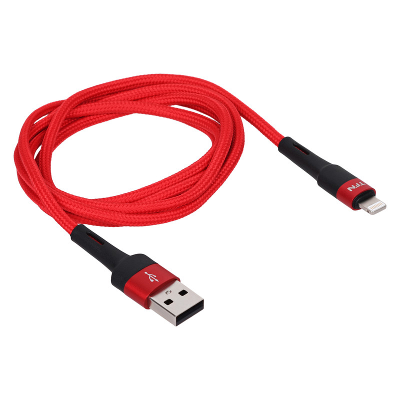 Кабель TFN USB-A/Lightning Envy 1.2m нейлон red
