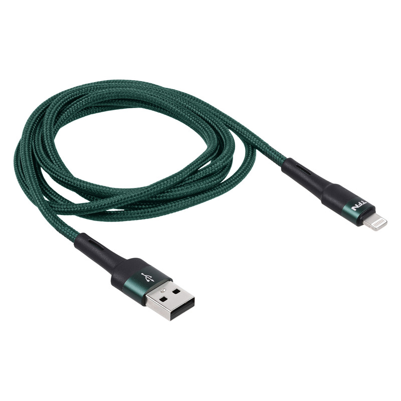 Кабель TFN USB-A/Lightning Envy 1.2m нейлон green
