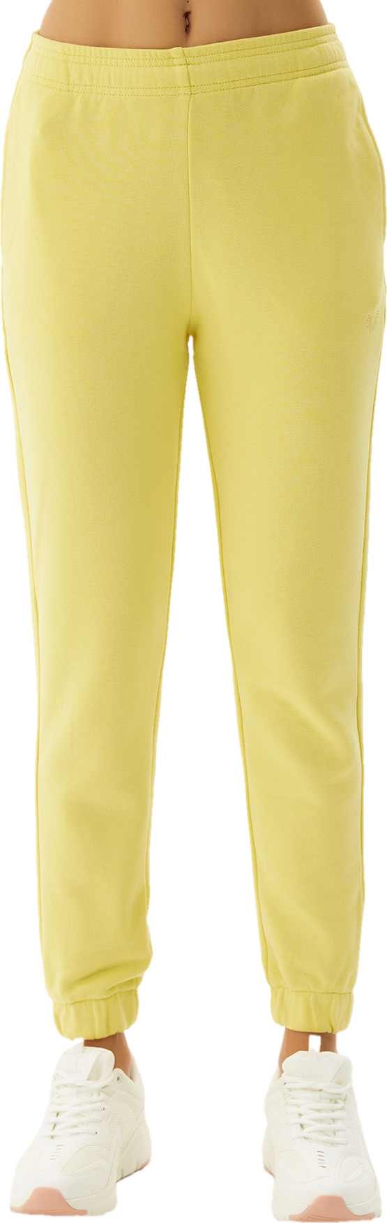 Спортивные брюки женские Bilcee Women Knitting Pants желтые XL