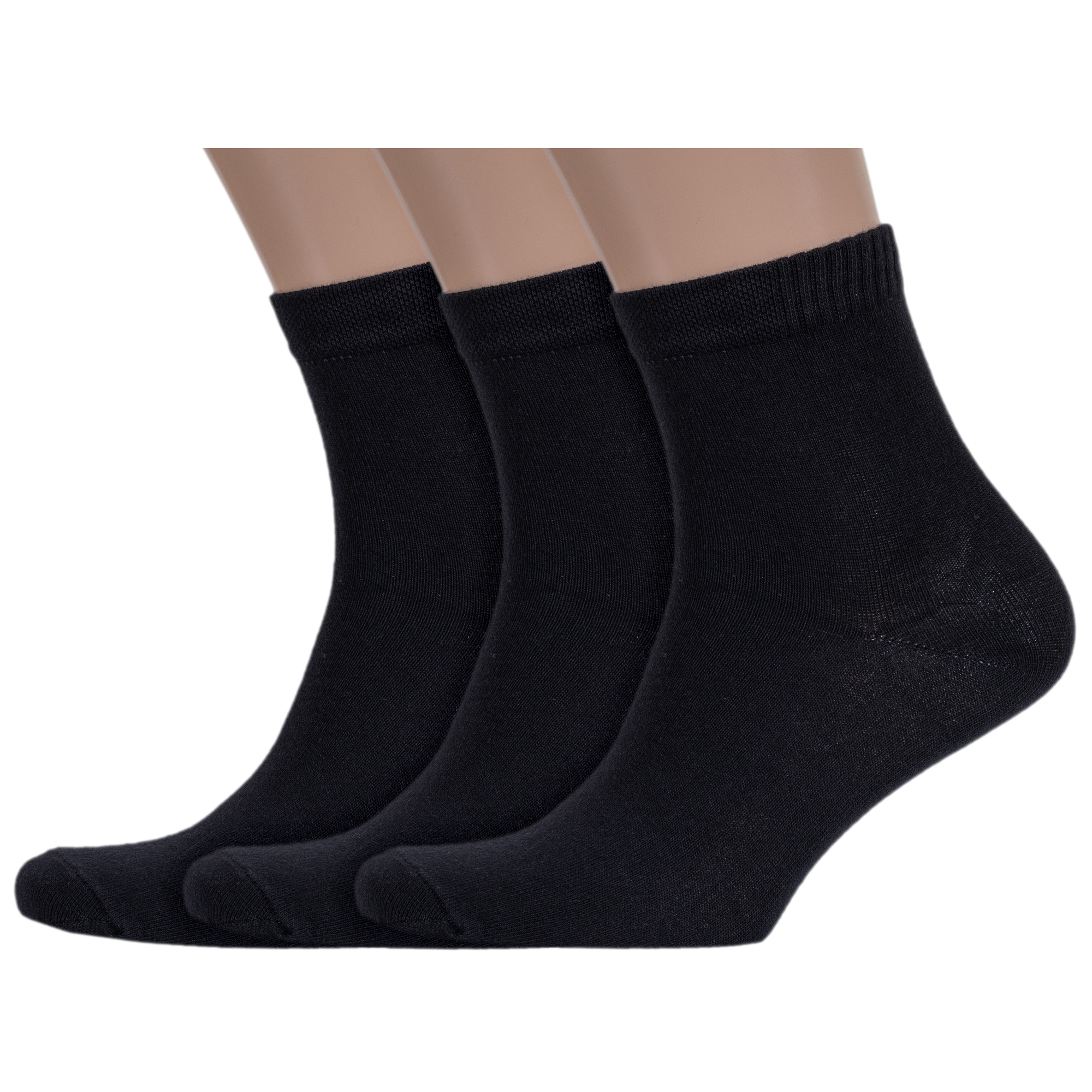 Комплект носков мужских VASILINA 3-3С4115 черных 27-29