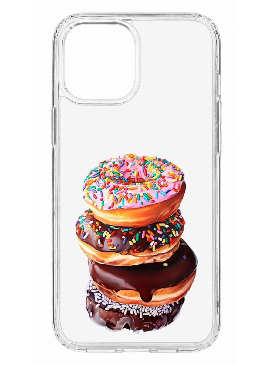 Чехол на Apple iPhone 12 Pro Max Kruche Print Donuts