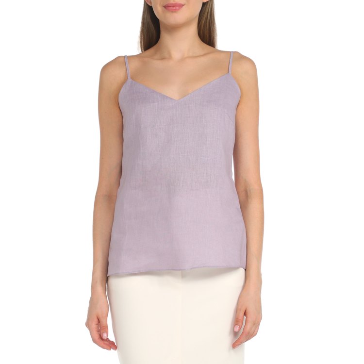 Топ женский Calzetti top3F_linen фиолетовый M