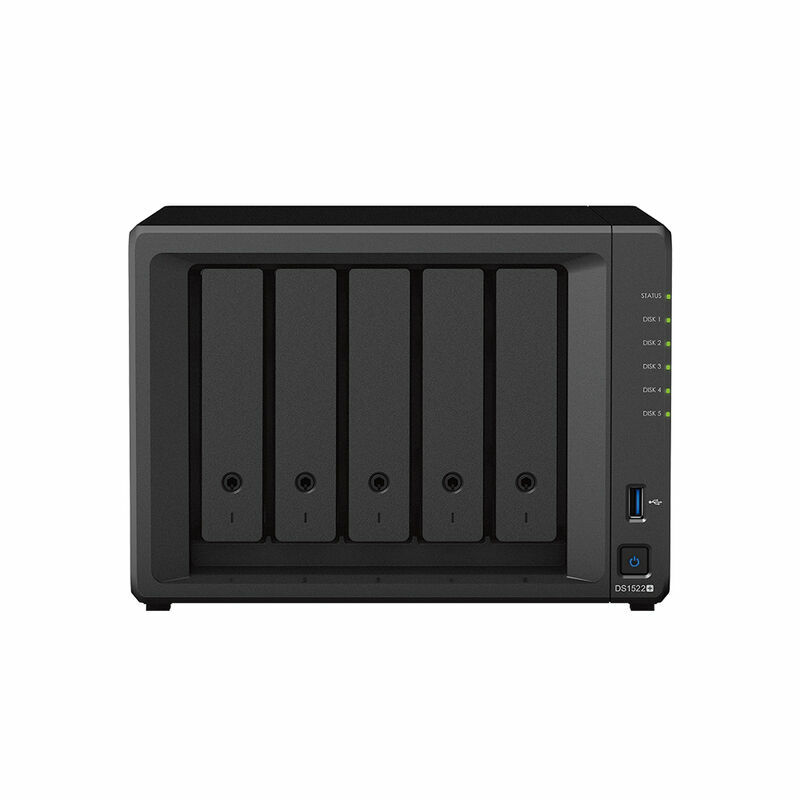 Сетевое хранилище Synology DS1522+, настольное, 5BAY, NO HDD, USB3