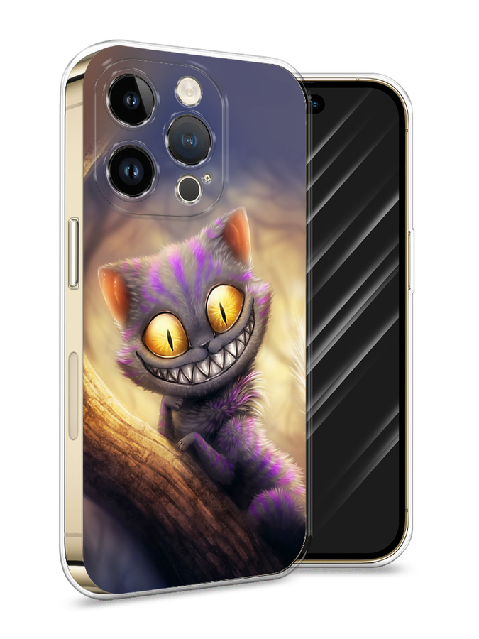 Силиконовый чехол Awog "Cheshire Cat" для Apple iPhone 14 Pro
