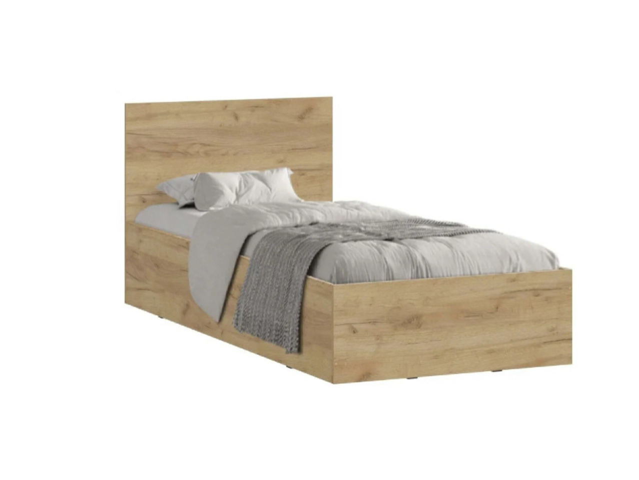 Кровать одинарная SV-мебель МСП 1 Серия 2, Дуб Золотой