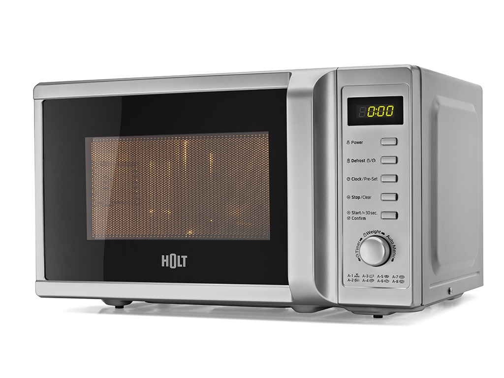 Микроволновая печь соло Holt HT-MO-002 серебристый
