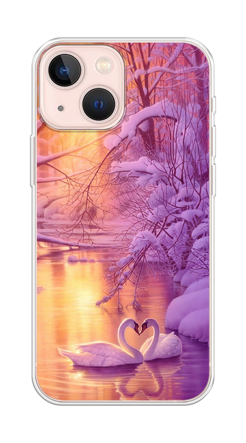 Чехол на Apple iPhone 13 mini "Зима 1"