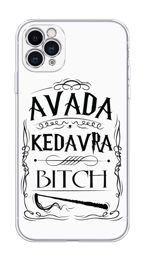 Чехол на Apple iPhone 11 Pro "Avada kedavra bitch"