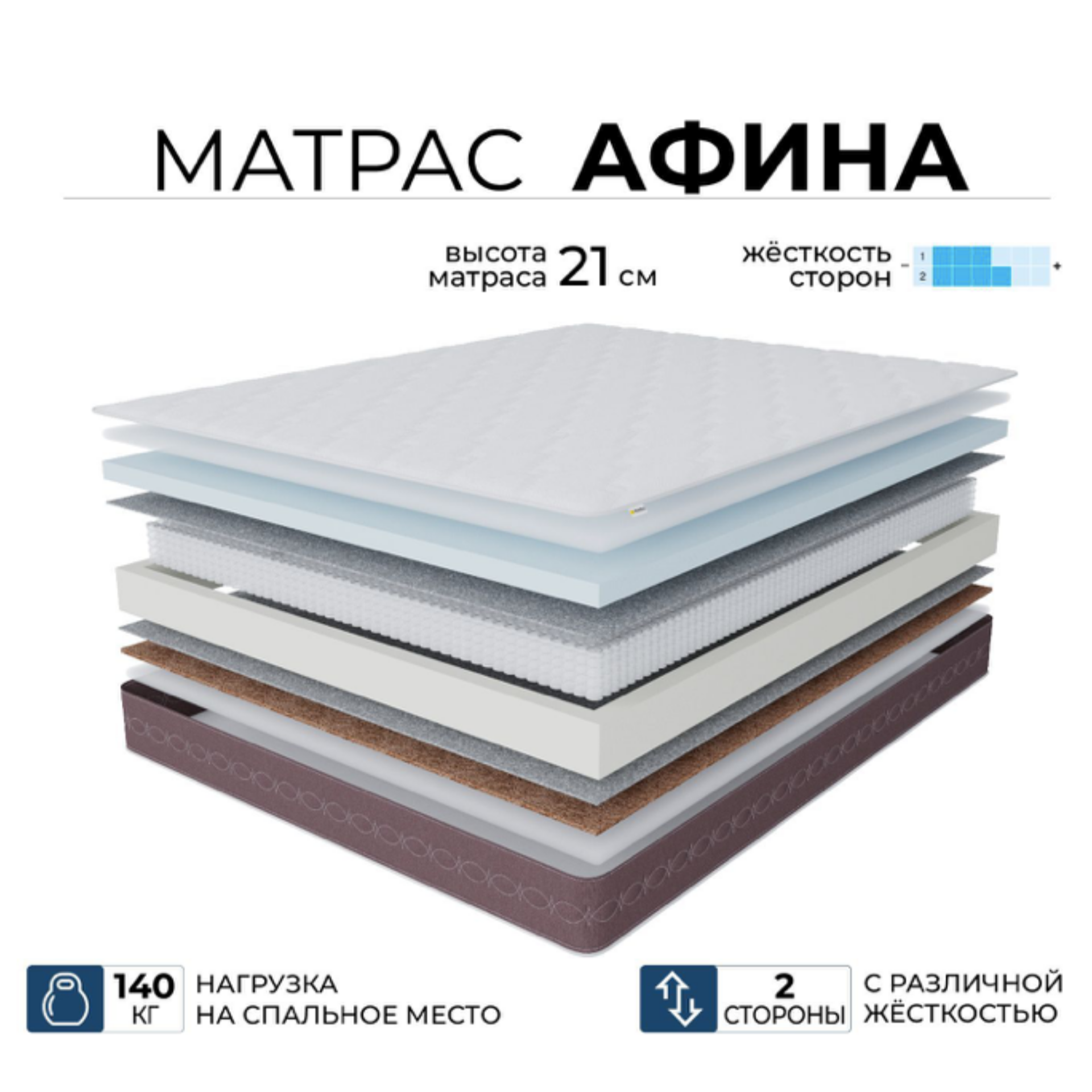 Ортопедический матрас Beneli Афина 80х200