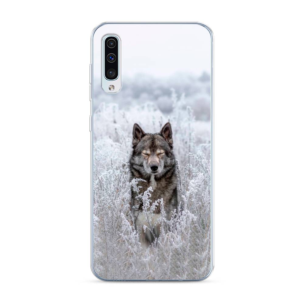 Чехол Awog на Samsung Galaxy A30s/A50 "Волк в поле"