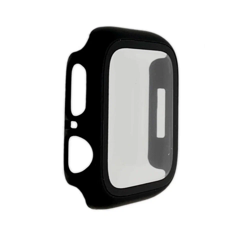 Чехол и защитное стекло Qvatra для Apple Watch Series 4/5/6/SE 40 мм черный