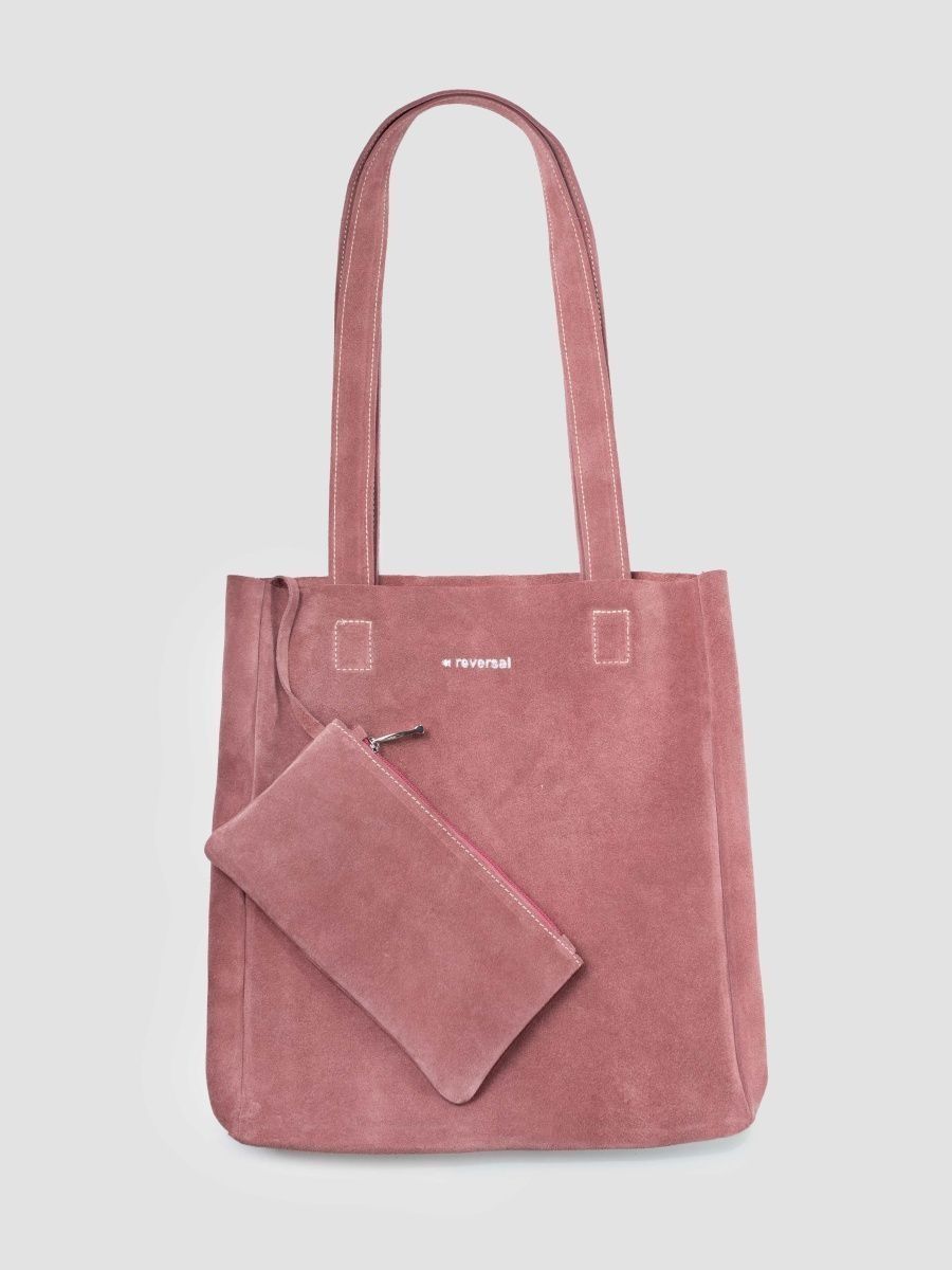 Комплект (сумка+косметичка) женский Reversal 8877R темно-розовый