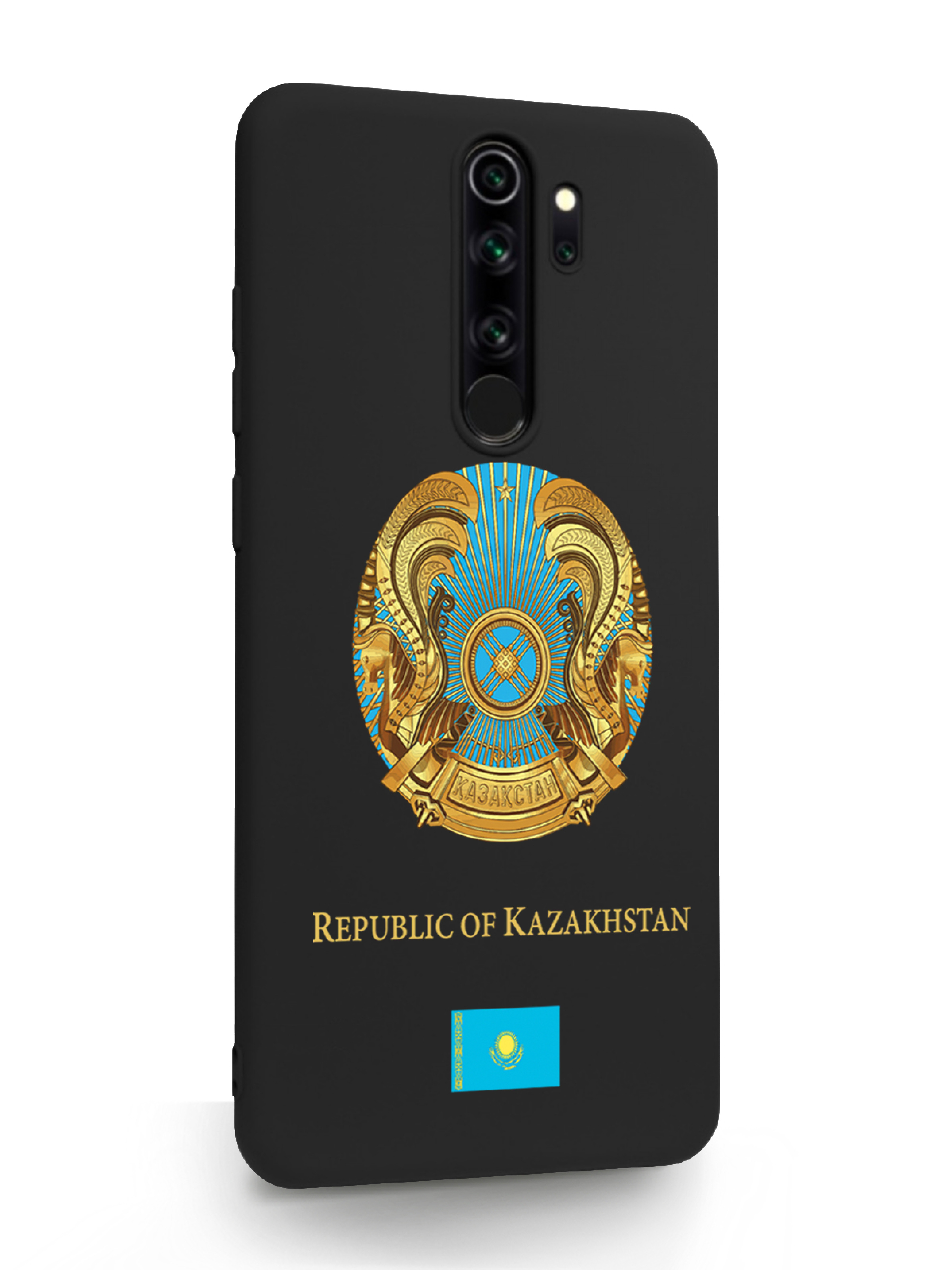 Чехол SignumCase Xiaomi Redmi Note 8 Pro Герб Казахстана черный