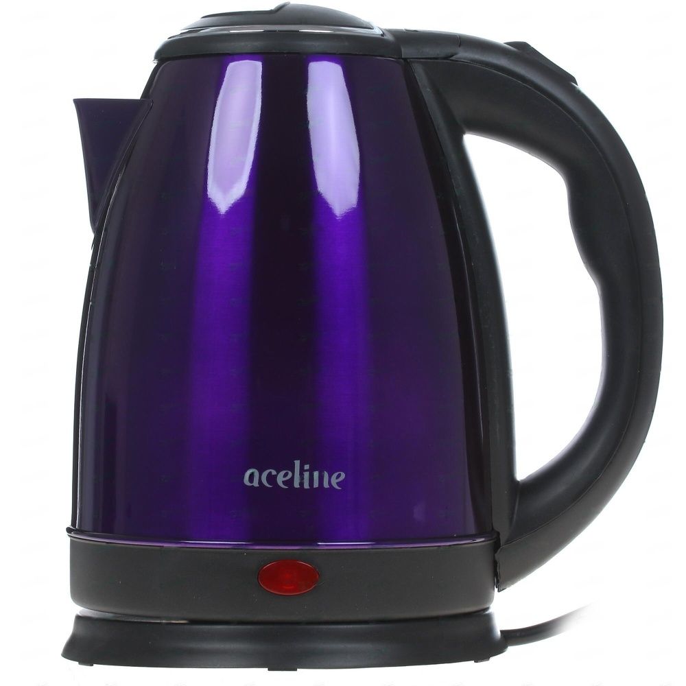 Чайник электрический AceLine SS1800 1.8 л фиолетовый, черный