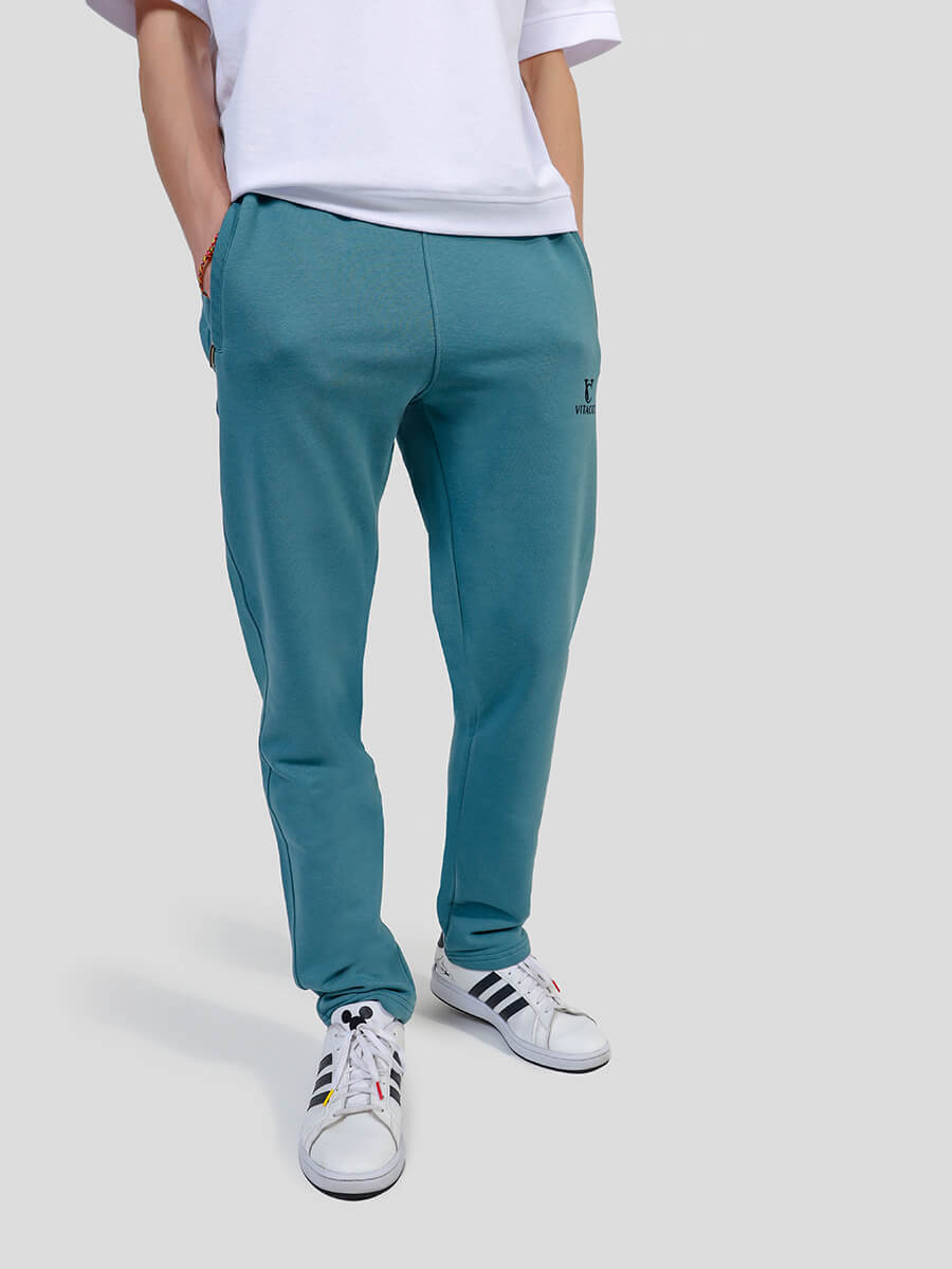 Спортивные брюки мужские Vitacci SP84888-18 зеленые XL